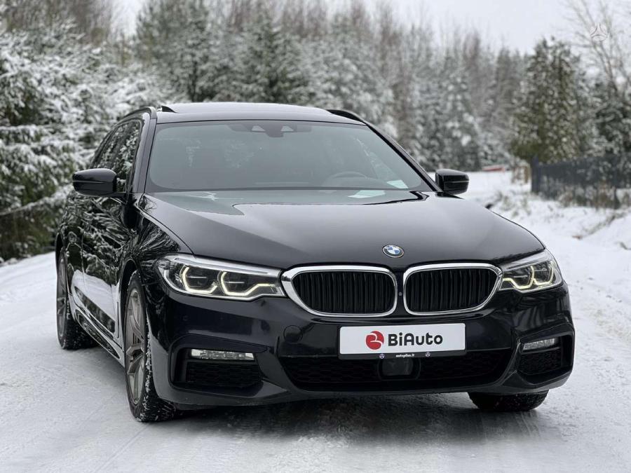 Black BMW 530 2017 in Utena, with an engine capacity of 2.99 L and mileage of 265 thousand km for 20950 €, photo 3 on AUTOMOTO.COM.LV