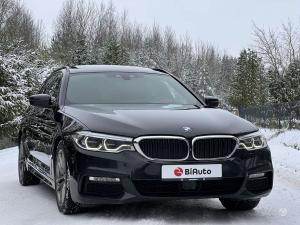 Black BMW 530 2017 in Utena, with an engine capacity of 2.99 L and mileage of 265 thousand km for 20950 €, photo 4 on AUTOMOTO.COM.LV