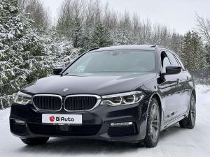 Black BMW 530 2017 in Utena, with an engine capacity of 2.99 L and mileage of 265 thousand km for 20950 €, photo 6 on AUTOMOTO.COM.LV