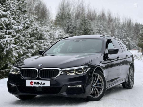 Black BMW 530 2017 in Utena, with an engine capacity of 2.99 L and mileage of 265 thousand km for 20950 €, photo 7 on AUTOMOTO.COM.LV