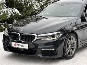 Black BMW 530 2017 in Utena, with an engine capacity of 2.99 L and mileage of 265 thousand km for 20950 €, photo 8 on AUTOMOTO.COM.LV