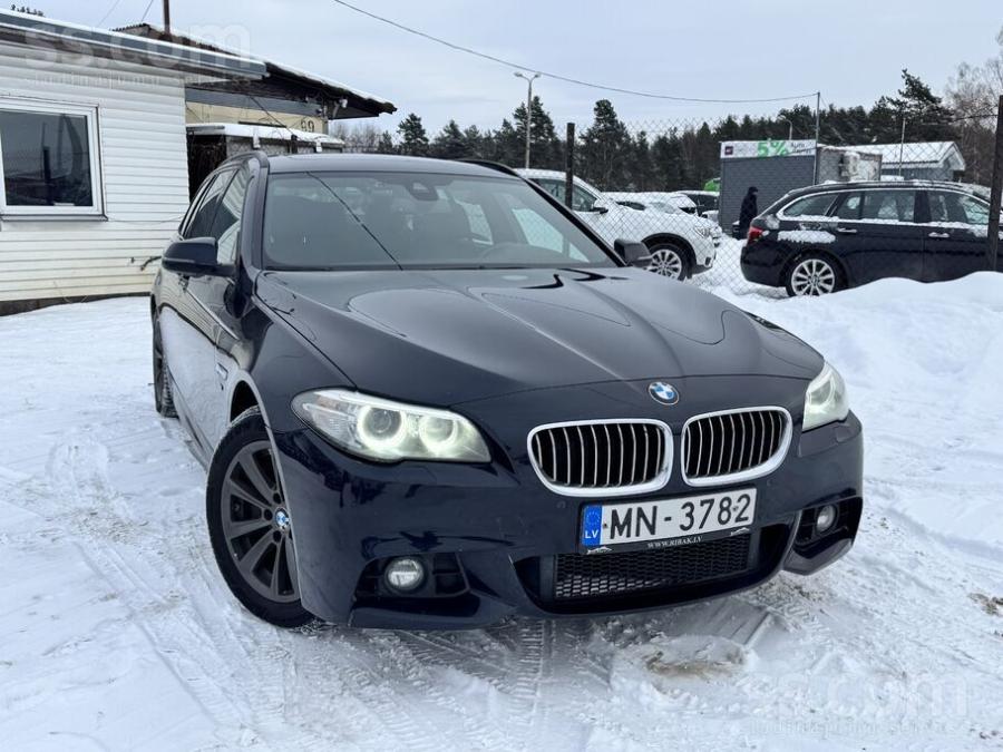 Black BMW 530 2017 in Riga, with an engine capacity of 3.00 L and mileage of 0 thousand km for 14500 €, photo 1 on AUTOMOTO.COM.LV