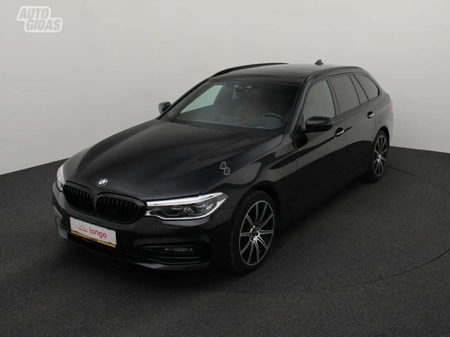 Black BMW 530 2017 in Vilnius, with an engine capacity of 3.00 L and mileage of 195 thousand km for 21899 €, photo 1 on AUTOMOTO.COM.LV