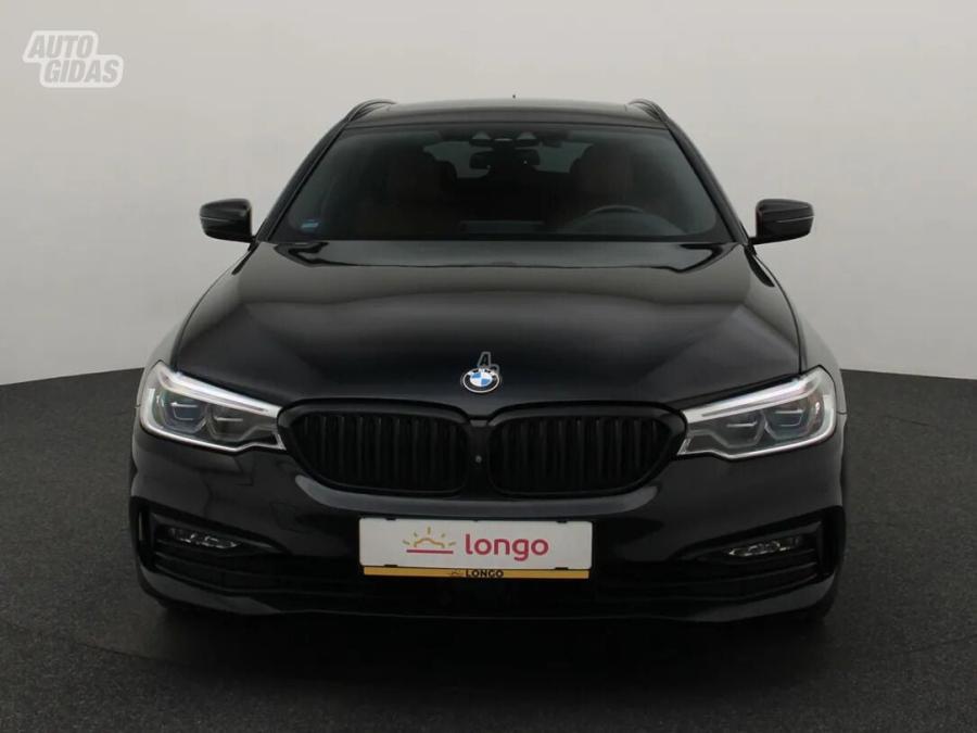 Black BMW 530 2017 in Vilnius, with an engine capacity of 3.00 L and mileage of 195 thousand km for 21899 €, photo 4 on AUTOMOTO.COM.LV