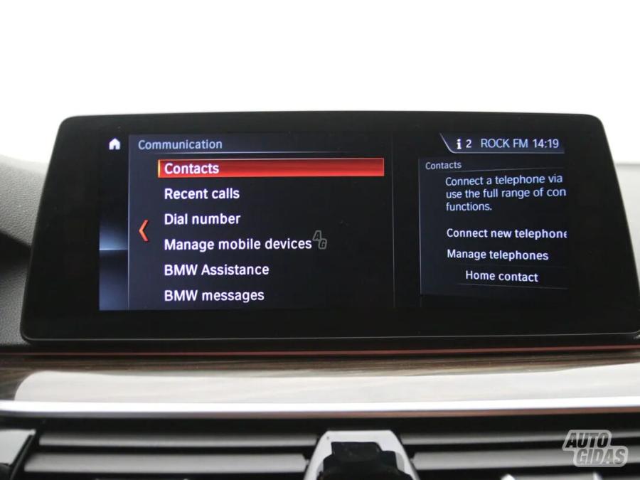 Black BMW 530 2017 in Vilnius, with an engine capacity of 3.00 L and mileage of 195 thousand km for 21899 €, photo 24 on AUTOMOTO.COM.LV