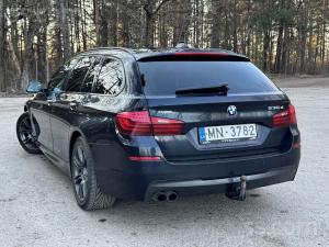 Black BMW 530 2017 in Riga, with an engine capacity of 3.00 L and mileage of 271 thousand km for 11500 €, photo 7 on AUTOMOTO.COM.LV