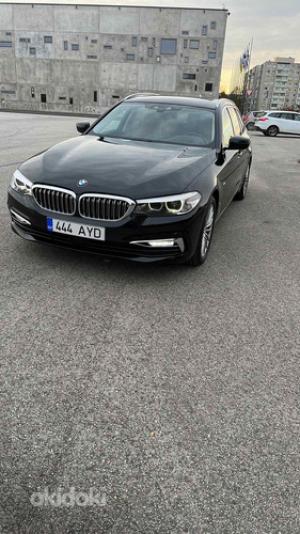 Black BMW 530 2017 in Tallinn, with an engine capacity of 3.00 L and mileage of 198 thousand km for 20400 €, photo  on AUTOMOTO.COM.LV