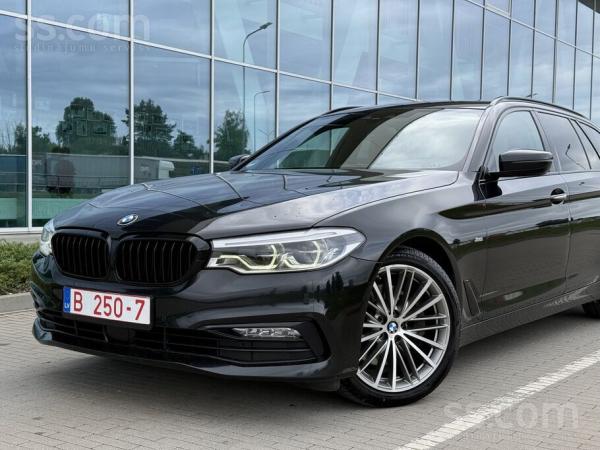 Black BMW 530 2017 in Rezekne, with an engine capacity of 3.00 L and mileage of 265 thousand km for 18990 €, photo 3 on AUTOMOTO.COM.LV