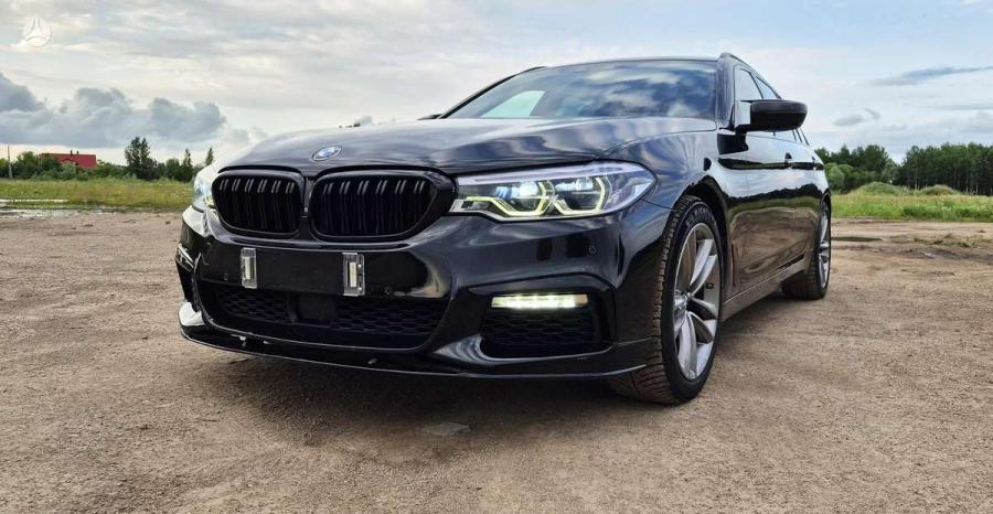 Black BMW 530 2017 in Siauliai, with an engine capacity of 2.99 L and mileage of 268 thousand km for 17900 €, photo 1 on AUTOMOTO.COM.LV