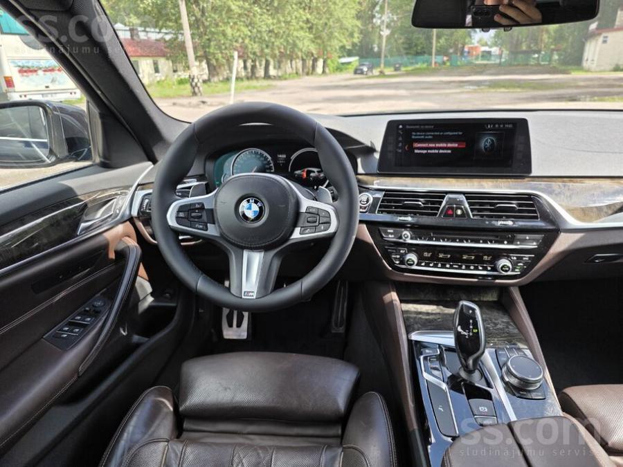 Melns BMW 530 2017 Rīga, ar dzinēja tilpumu 3.00 L un nobraukumu 274 tūkst. km par 16950 €, foto 5 vietnē AUTOMOTO.COM.LV