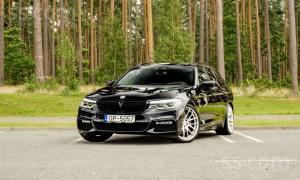 Black BMW 530 2017 in Riga, with an engine capacity of 3.00 L and mileage of 253 thousand km for 21990 €, photo  on AUTOMOTO.COM.LV