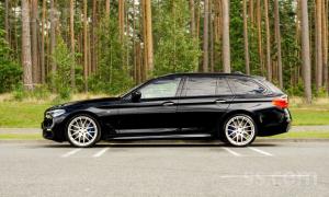 Black BMW 530 2017 in Riga, with an engine capacity of 3.00 L and mileage of 253 thousand km for 21990 €, photo 6 on AUTOMOTO.COM.LV