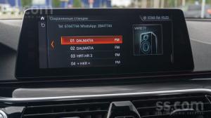 Black BMW 530 2017 in Riga, with an engine capacity of 3.00 L and mileage of 253 thousand km for 21990 €, photo 18 on AUTOMOTO.COM.LV