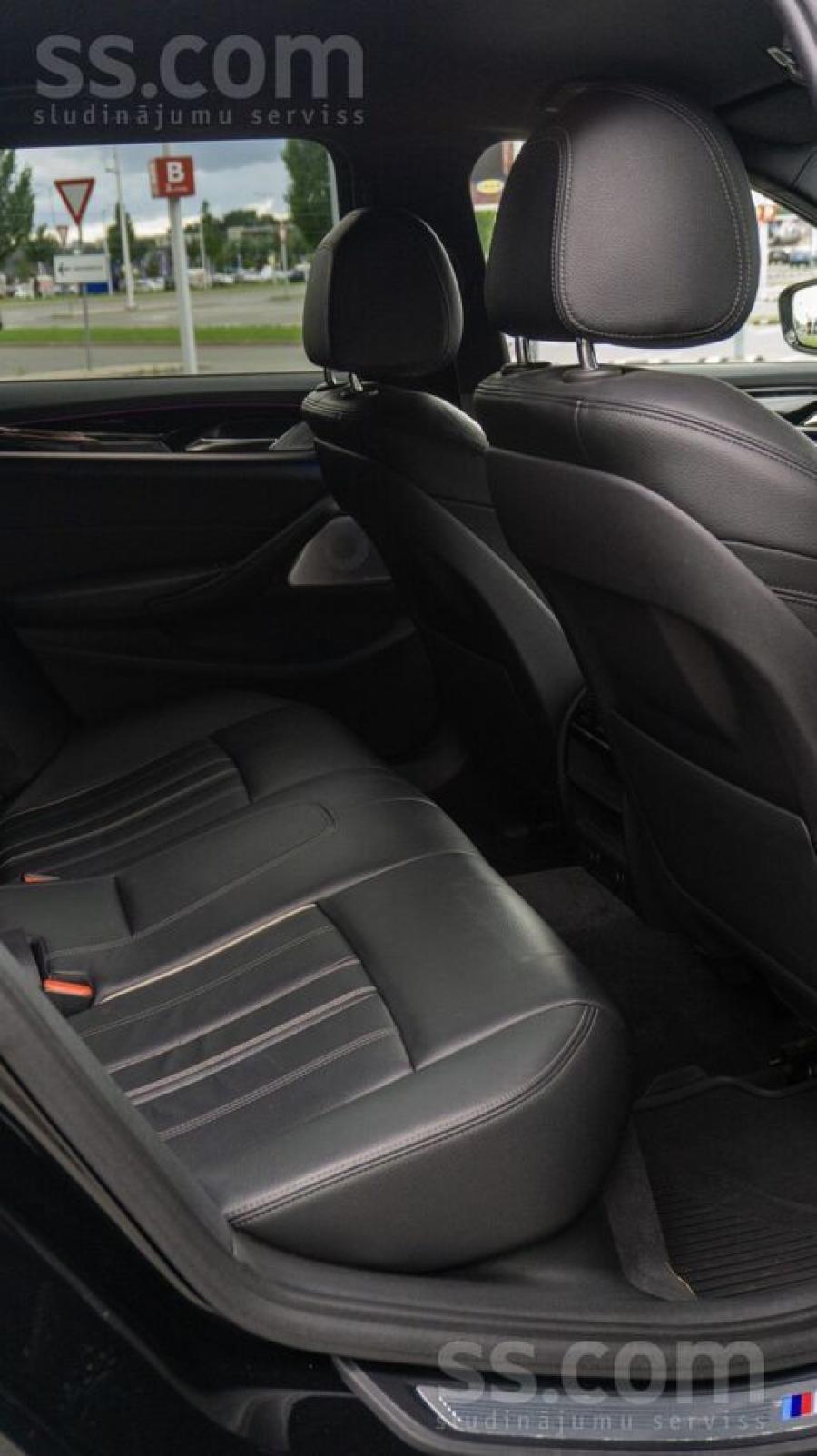 Black BMW 530 2017 in Riga, with an engine capacity of 3.00 L and mileage of 253 thousand km for 21990 €, photo 32 on AUTOMOTO.COM.LV