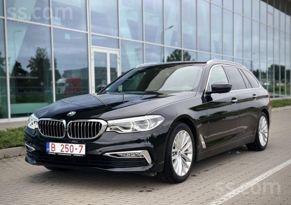 BMW 530 2017 in Rezekne on AUTOMOTO.COM.LV Black BMW 530 2017 in Rezekne, with an engine capacity of 3.00 L and mileage of 192 thousand km for 18990 €, photo 3 on AUTOMOTO.COM.LV