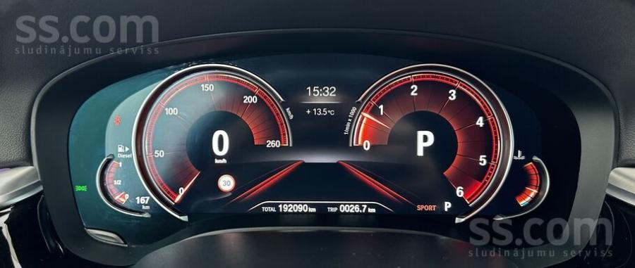 Melns BMW 530 2017 Rēzekne, ar dzinēja tilpumu 3.00 L un nobraukumu 192 tūkst. km par 18990 €, foto 32 vietnē AUTOMOTO.COM.LV
