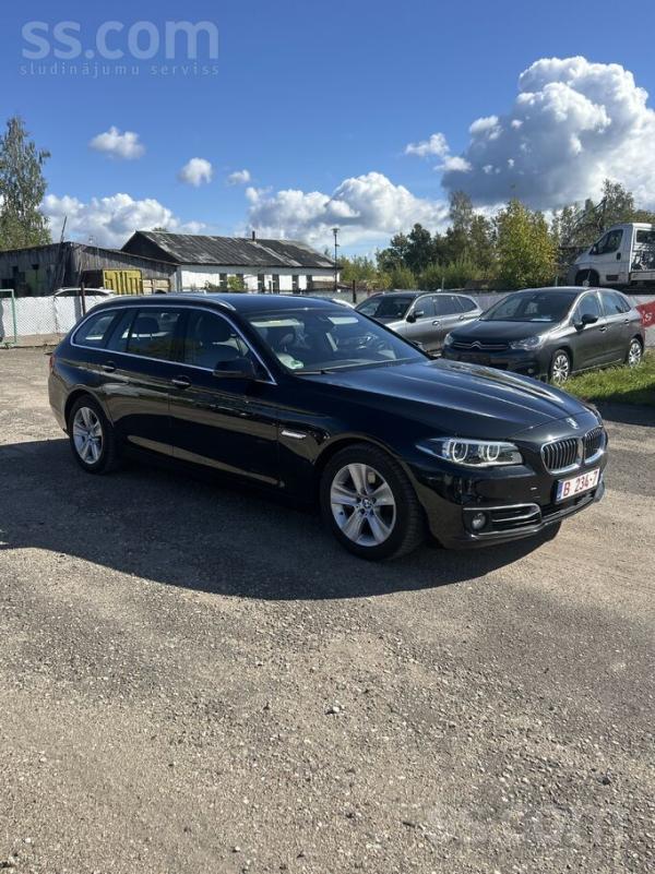 Black BMW 530 2017 in Daugavpils, with an engine capacity of 3.00 L and mileage of 210 thousand km for 12700 €, photo 3 on AUTOMOTO.COM.LV