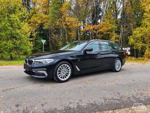 Black BMW 530 2017 in Vilnius, with an engine capacity of 3.00 L and mileage of 289 thousand km for 13850 €, photo  on AUTOMOTO.COM.LV