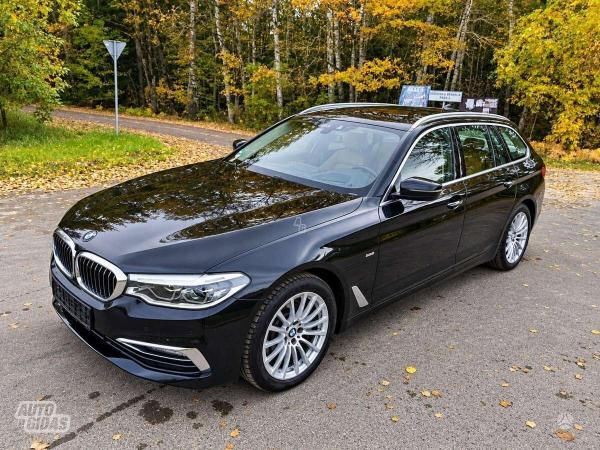 Black BMW 530 2017 in Vilnius, with an engine capacity of 3.00 L and mileage of 289 thousand km for 13850 €, photo 10 on AUTOMOTO.COM.LV