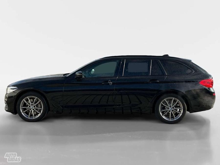 Black BMW 530 2018 in Kaunas, with an engine capacity of 2.00 L and mileage of 88 thousand km for 32496 €, photo 4 on AUTOMOTO.COM.LV