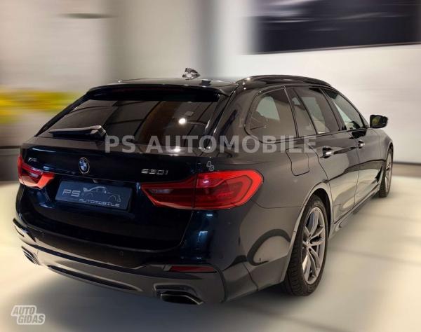 Black BMW 530 2018 in Kaunas, with an engine capacity of 2.00 L and mileage of 94 thousand km for 31659 €, photo 8 on AUTOMOTO.COM.LV