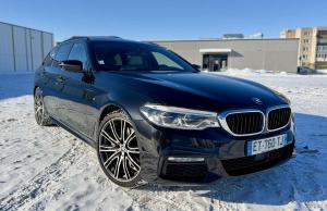 Melns BMW 530 2018 Viļņa, ar dzinēja tilpumu 2.99 L un nobraukumu 294 tūkst. km par 19999 €, foto  vietnē AUTOMOTO.COM.LV