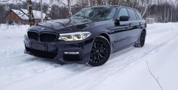 Melns BMW 530 2018 Šauļi, ar dzinēja tilpumu 2.99 L un nobraukumu 240 tūkst. km par 19490 €, foto  vietnē AUTOMOTO.COM.LV
