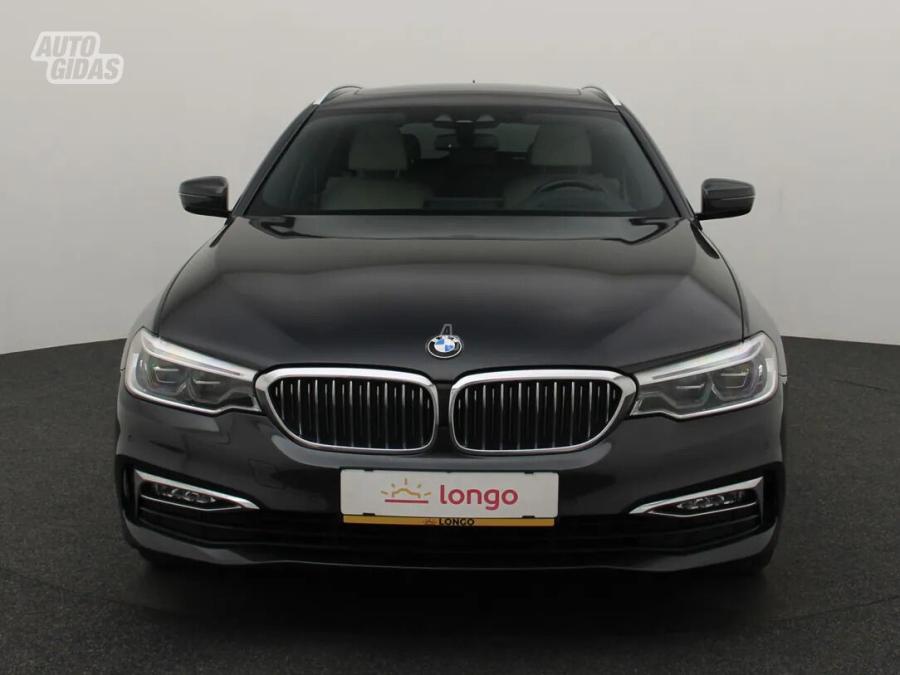 Black BMW 530 2018 in Vilnius, with an engine capacity of 2.00 L and mileage of 159 thousand km for 22199 €, photo 4 on AUTOMOTO.COM.LV