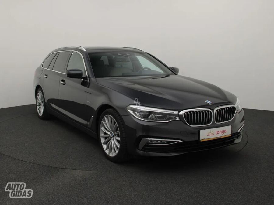 Black BMW 530 2018 in Vilnius, with an engine capacity of 2.00 L and mileage of 159 thousand km for 22199 €, photo 11 on AUTOMOTO.COM.LV