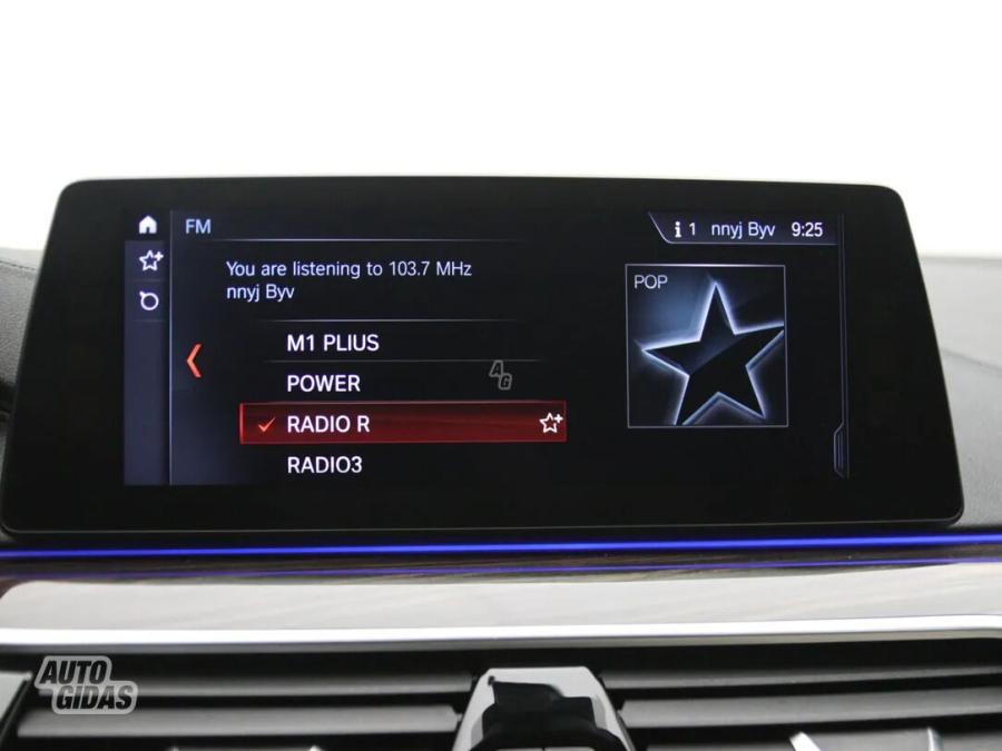 Black BMW 530 2018 in Vilnius, with an engine capacity of 2.00 L and mileage of 159 thousand km for 22199 €, photo 23 on AUTOMOTO.COM.LV