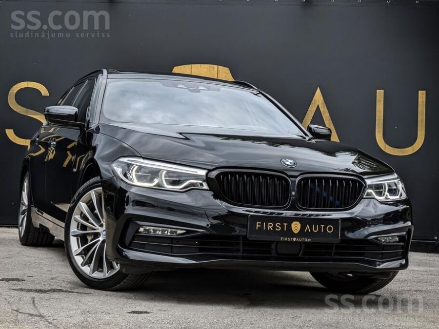 Black BMW 530 2018 in Tukums, with an engine capacity of 2.00 L and mileage of 166 thousand km for 21990 €, photo 1 on AUTOMOTO.COM.LV