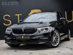 Black BMW 530 2018 in Tukums, with an engine capacity of 2.00 L and mileage of 166 thousand km for 21990 €, photo 3 on AUTOMOTO.COM.LV