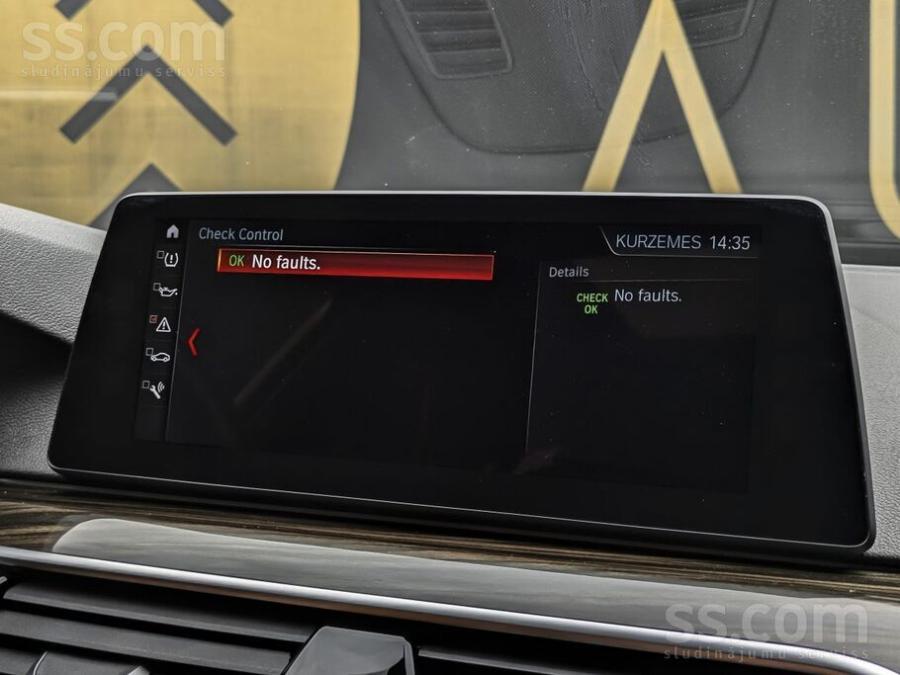 Black BMW 530 2018 in Tukums, with an engine capacity of 2.00 L and mileage of 166 thousand km for 21990 €, photo 16 on AUTOMOTO.COM.LV