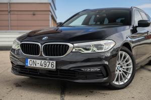 Black BMW 530 2018 in Riga, with an engine capacity of 3.00 L and mileage of 199 thousand km for 19990 €, photo  on AUTOMOTO.COM.LV