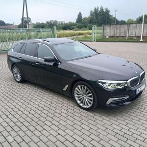Melns BMW 530 2018 Panevēža, ar dzinēja tilpumu 2.99 L un nobraukumu 300 tūkst. km par 20500 €, foto  vietnē AUTOMOTO.COM.LV
