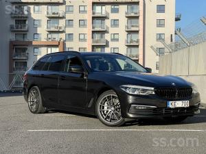Black BMW 530 2018 in Riga, with an engine capacity of 3.00 L and mileage of 275 thousand km for 17900 €, photo  on AUTOMOTO.COM.LV