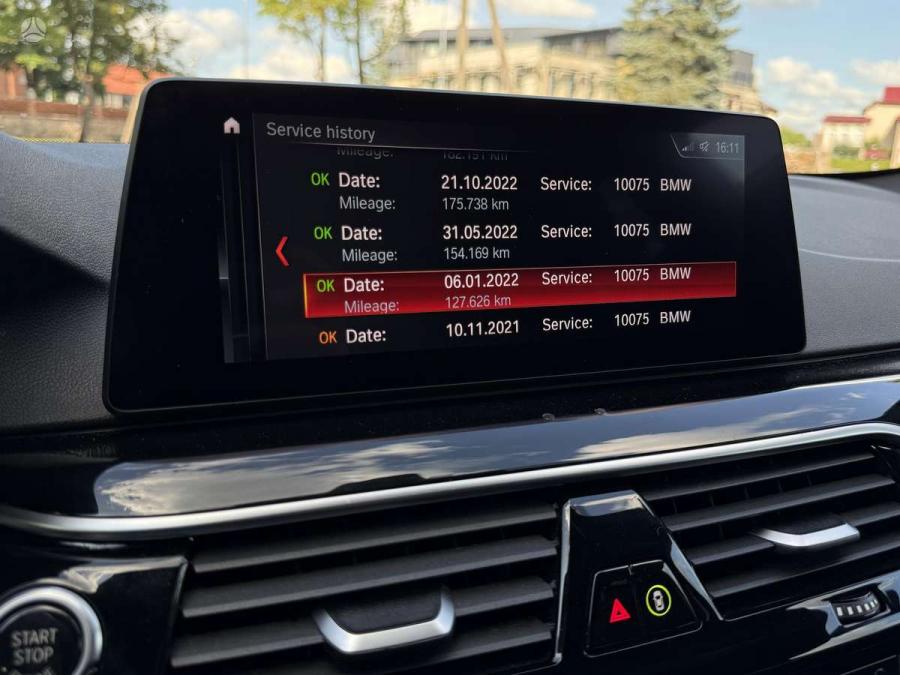Melns BMW 530 2018 Rokiškis, ar dzinēja tilpumu 2.99 L un nobraukumu 318 tūkst. km par 14500 €, foto 39 vietnē AUTOMOTO.COM.LV