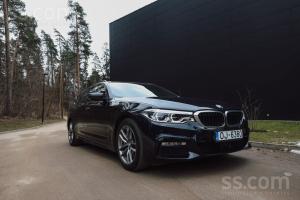 Black BMW 530 2018 in Riga, with an engine capacity of 3.00 L and mileage of 245 thousand km for 21900 €, photo  on AUTOMOTO.COM.LV