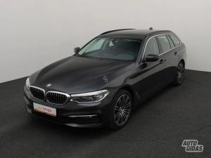 Black BMW 530 2019 in Vilnius, with an engine capacity of 3.00 L and mileage of 217 thousand km for 21999 €, photo  on AUTOMOTO.COM.LV