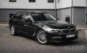 Black BMW 530 2019 in Riga, with an engine capacity of 3.00 L and mileage of 235 thousand km for 17000 €, photo  on AUTOMOTO.COM.LV