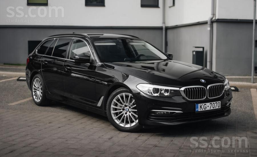 Black BMW 530 2019 in Riga, with an engine capacity of 3.00 L and mileage of 235 thousand km for 17000 €, photo 1 on AUTOMOTO.COM.LV