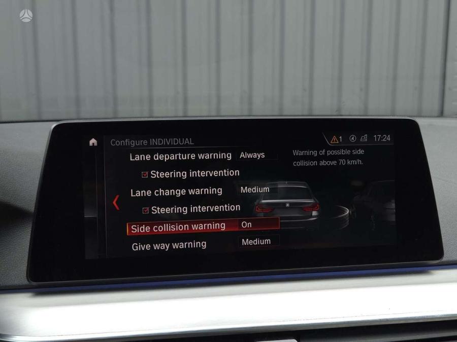 Melns BMW 530 2019 Kauņa, ar dzinēja tilpumu 2.00 L un nobraukumu 290 tūkst. km par 19950 €, foto 32 vietnē AUTOMOTO.COM.LV