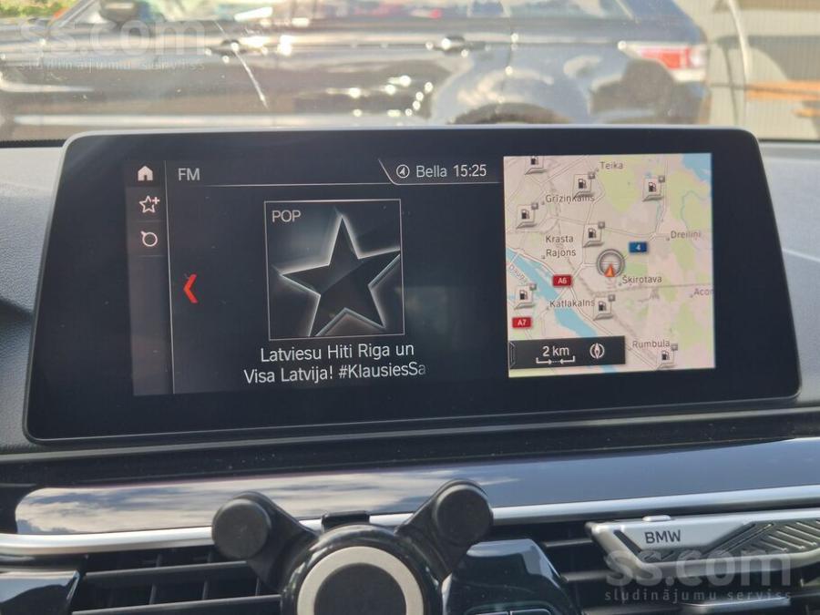 Melns BMW 530 2019 Rīga, ar dzinēja tilpumu 3.00 L un nobraukumu 306 tūkst. km par 22990 €, foto 19 vietnē AUTOMOTO.COM.LV
