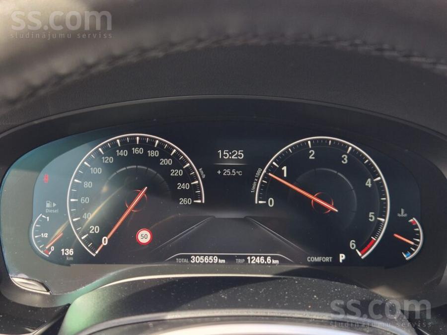 Melns BMW 530 2019 Rīga, ar dzinēja tilpumu 3.00 L un nobraukumu 306 tūkst. km par 22990 €, foto 21 vietnē AUTOMOTO.COM.LV