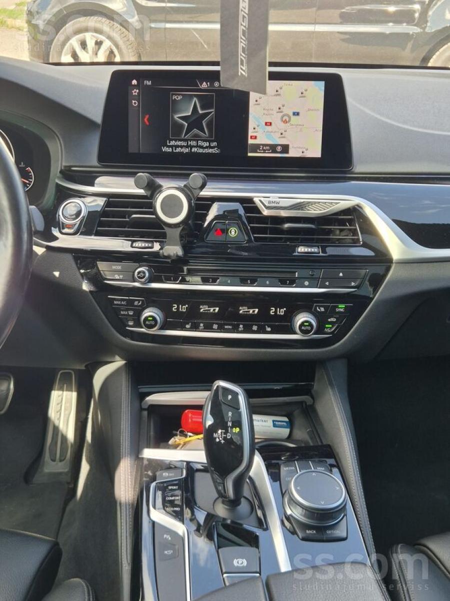 Melns BMW 530 2019 Rīga, ar dzinēja tilpumu 3.00 L un nobraukumu 306 tūkst. km par 22990 €, foto 22 vietnē AUTOMOTO.COM.LV