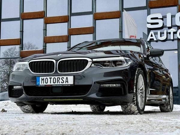 Black BMW 530 2020 in Kaunas, with an engine capacity of 2.99 L and mileage of 189 thousand km for 23490 €, photo 1 on AUTOMOTO.COM.LV