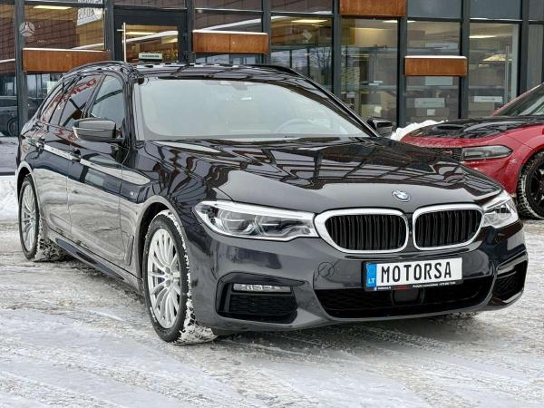 Black BMW 530 2020 in Kaunas, with an engine capacity of 2.99 L and mileage of 189 thousand km for 23490 €, photo 3 on AUTOMOTO.COM.LV