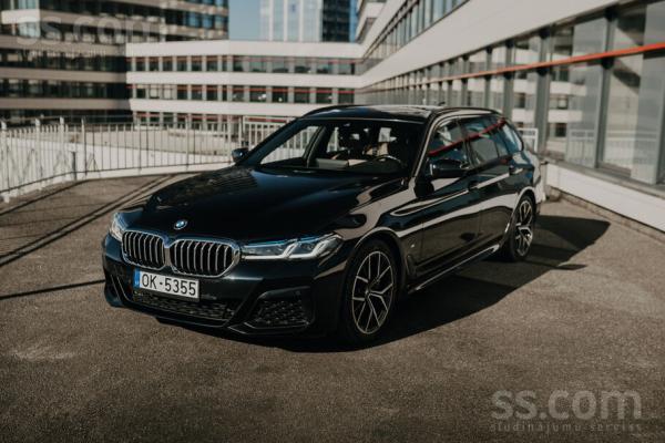 Black BMW 530 2020 in Tukums, with an engine capacity of 2.00 L and mileage of 180 thousand km for 23900 €, photo 4 on AUTOMOTO.COM.LV