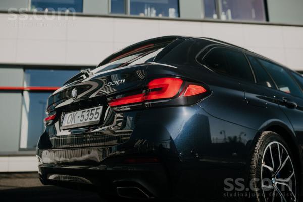 Black BMW 530 2020 in Tukums, with an engine capacity of 2.00 L and mileage of 180 thousand km for 22600 €, photo 2 on AUTOMOTO.COM.LV