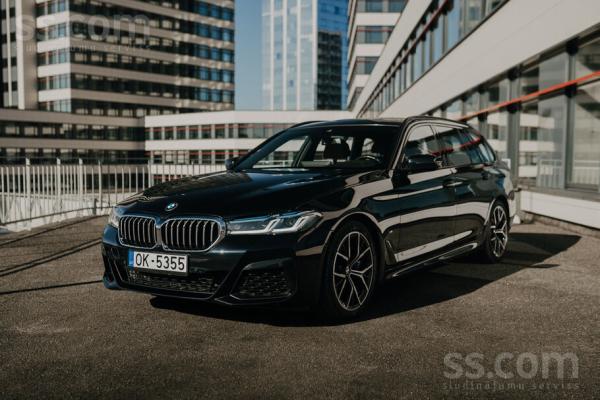 Black BMW 530 2020 in Tukums, with an engine capacity of 2.00 L and mileage of 180 thousand km for 22600 €, photo 3 on AUTOMOTO.COM.LV
